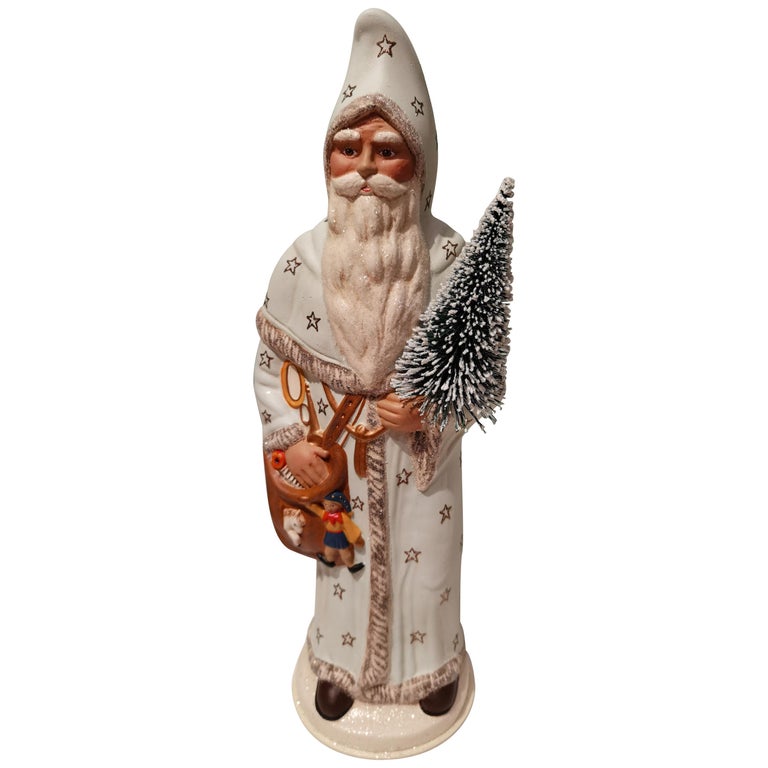 German Santa Claus Figure Papier Mâché Sofina Boutique Kitzbühel at 1stDibs