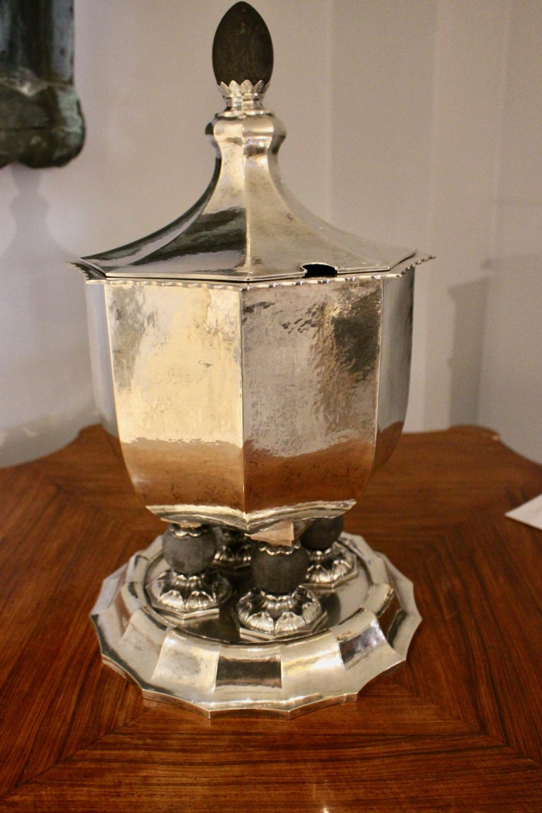 German Secessionist Silver Tureen and Cover For Sale at 1stDibs