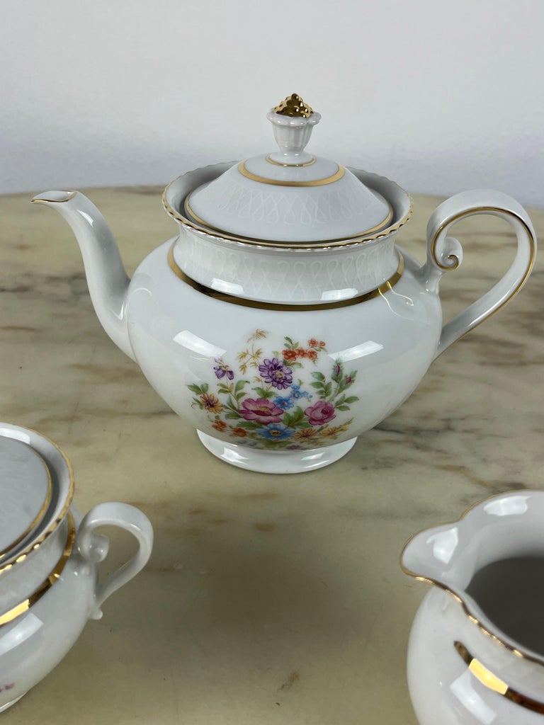 German Seltmann Weiden Porcelain Tea Set, 1960s For Sale at 1stDibs