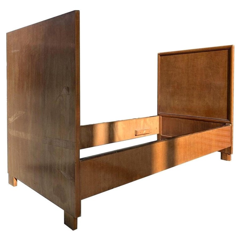 German Twin Bed in the Style of Edward Wormley at 1stDibs