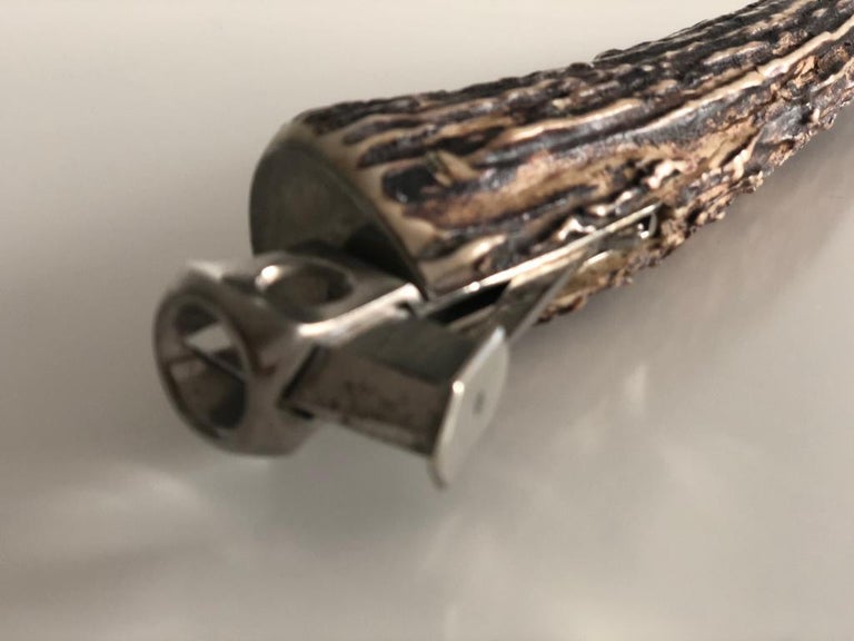 German Vintage Antler Cigar Cutter by Pfeilring Solingen, 1960s at 1stDibs