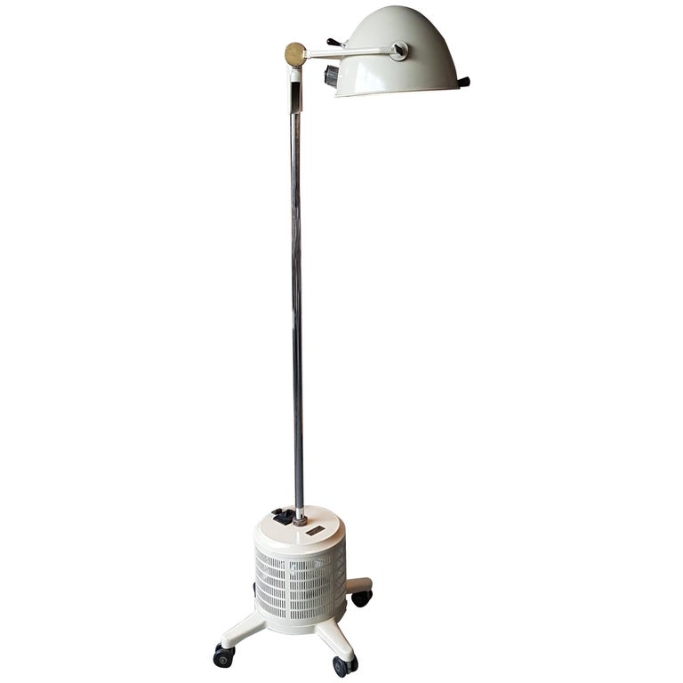 German Vintage Art Deco Standing Sun Lamp SR 300 by Original Hanau ...