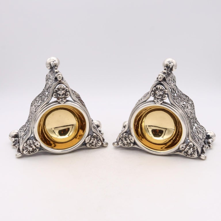 Germany 1870 Important Pair of Neoclassical Salt Species Cellars in ...