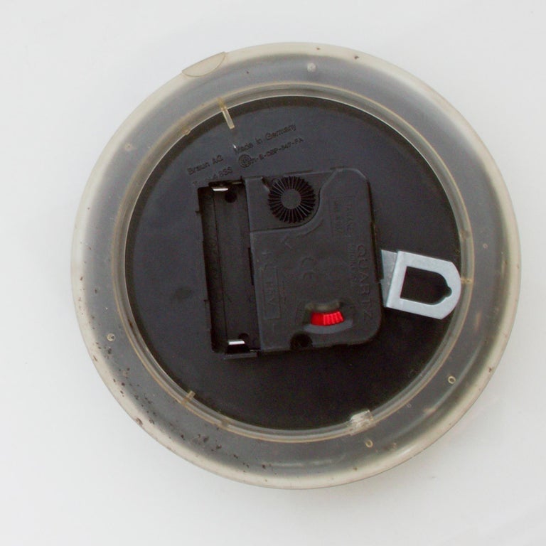 Germany BRAUN AG Domo Quartz Modern Wall Clock 1970s Vintage at 1stDibs