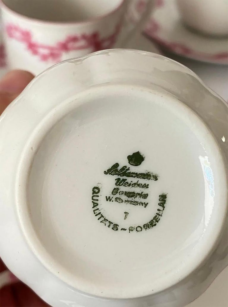 Germany Porcelain Tea or Coffee Service, 25 Pieces, Germany, circa 1950 ...