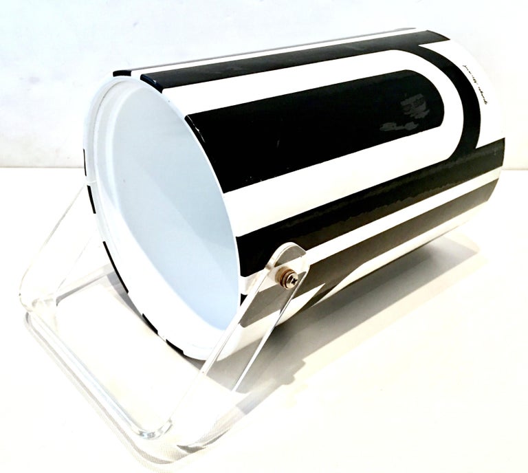 20th Century Geroges Briard Lucite and Vinyl Geometric Thermal Ice ...