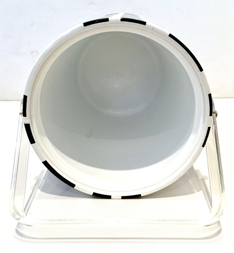 20th Century Geroges Briard Lucite and Vinyl Geometric Thermal Ice ...