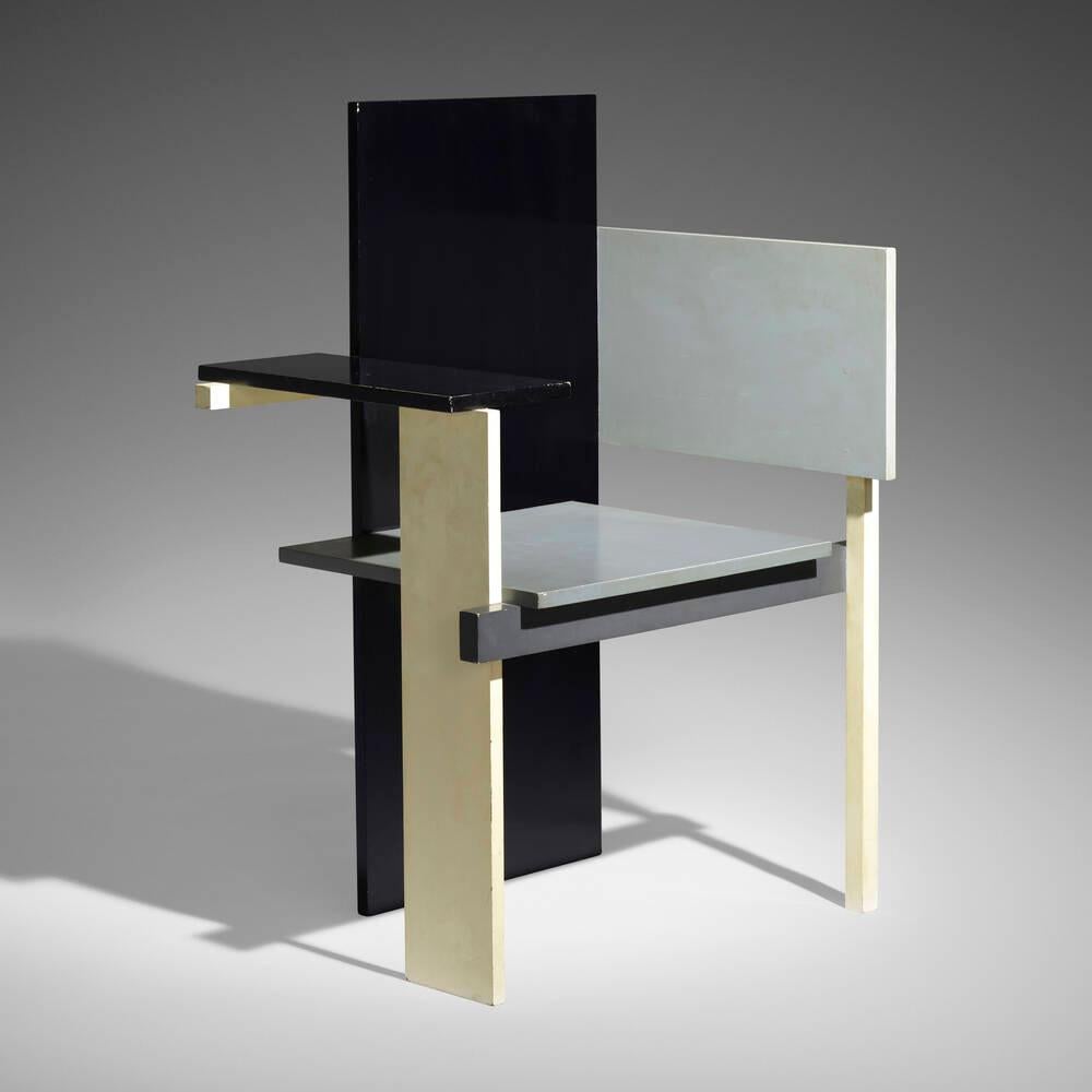 Gerrit Rietveld, Berlin Chair / Authentic For Sale at 1stDibs