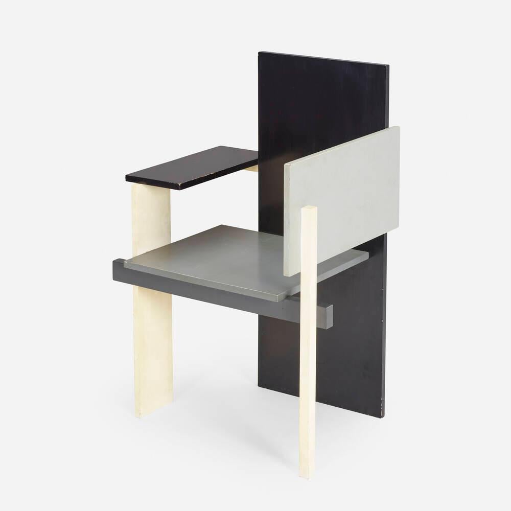 Gerrit Rietveld, Berlin Chair / Authentic For Sale at 1stDibs