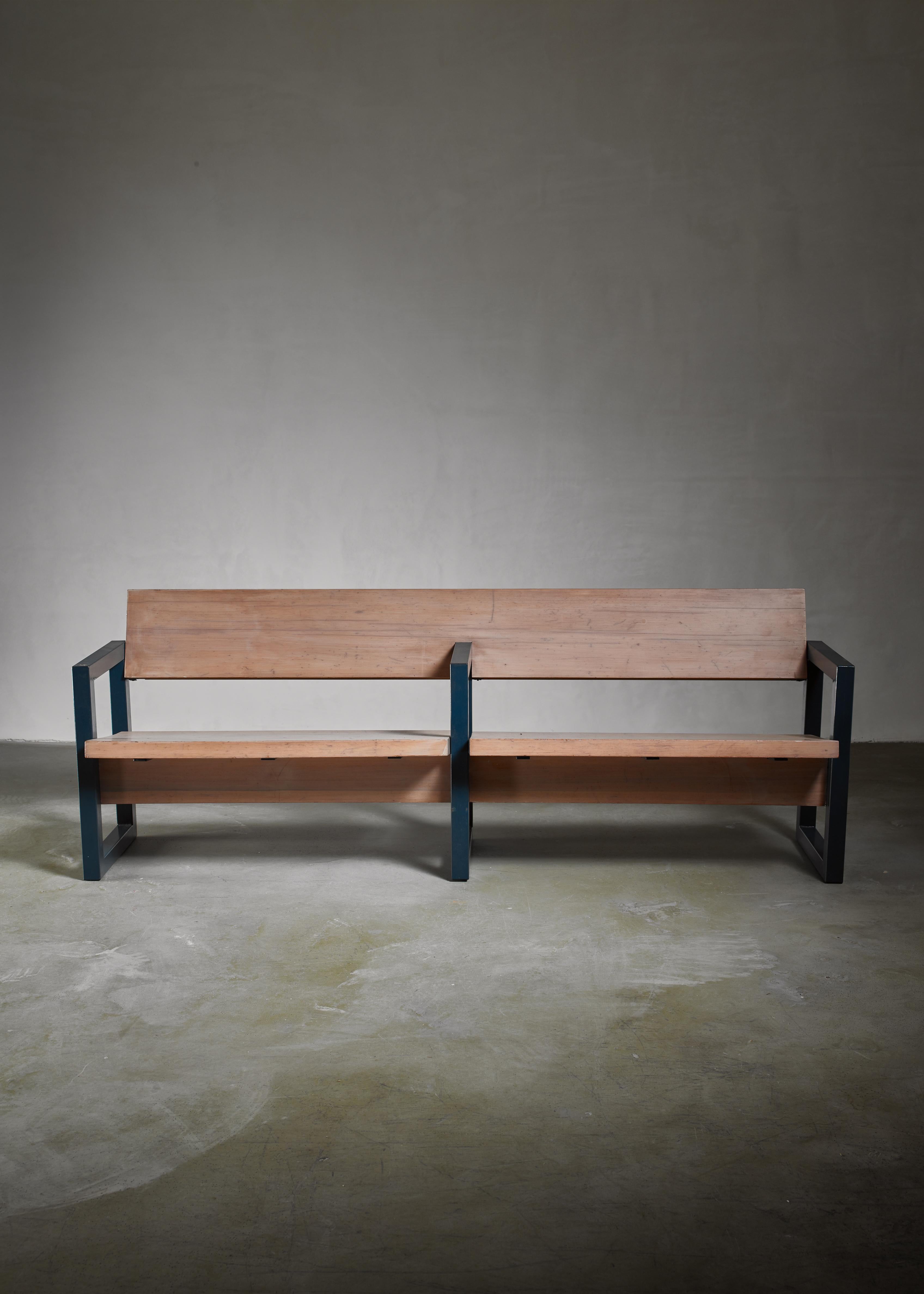 Gerrit Rietveld Church Pew, Netherlands, 1960s For Sale at 1stDibs