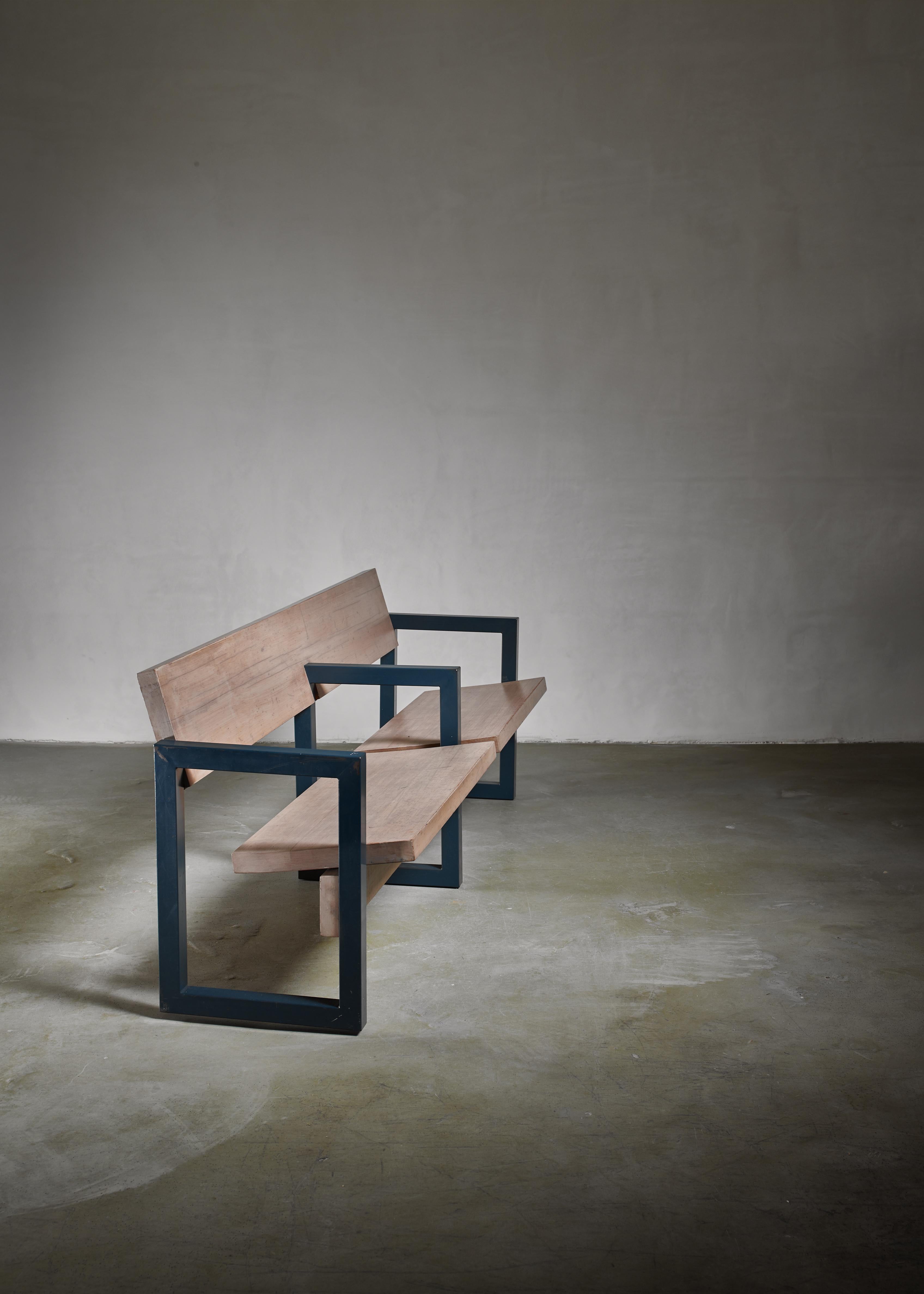 Gerrit Rietveld Church Pew, Netherlands, 1960s For Sale at 1stDibs