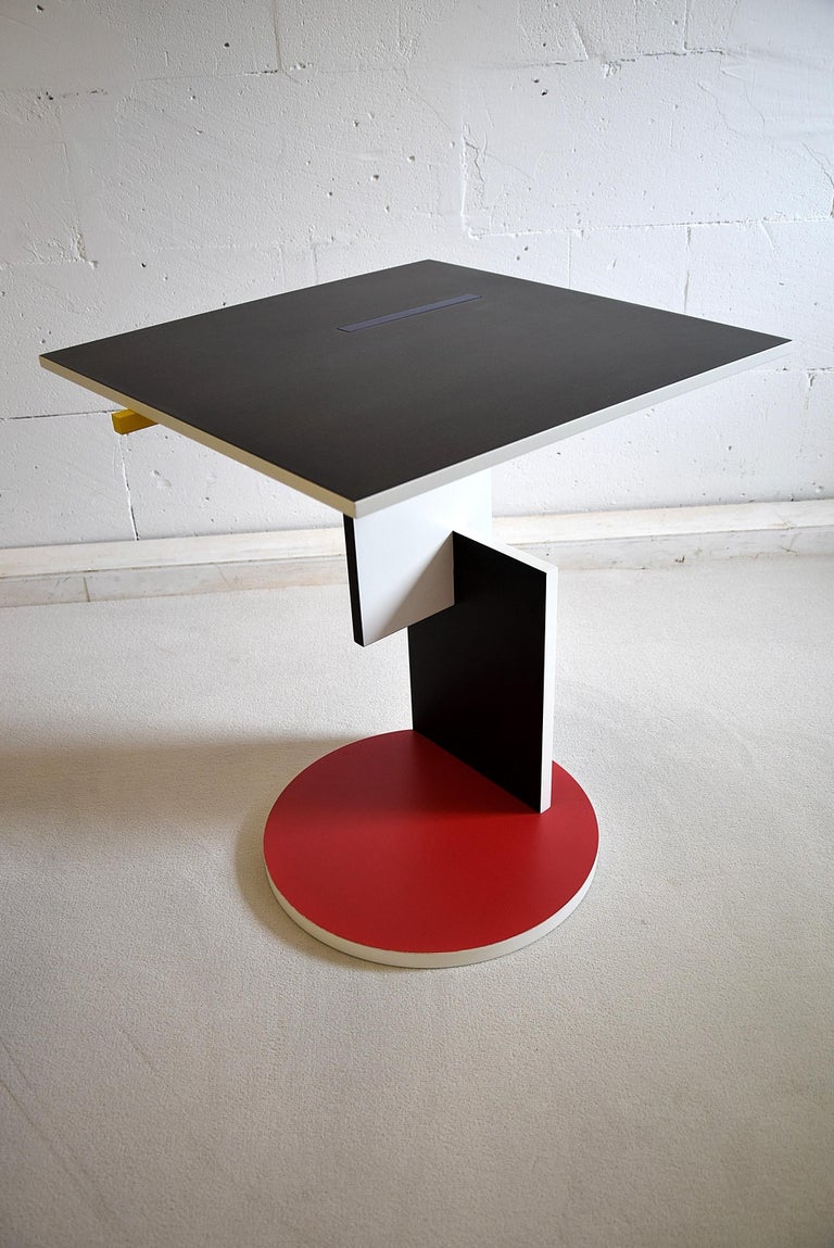 Gerrit Rietveld Schroeder 1 Side Table by Cassina For Sale at 1stdibs