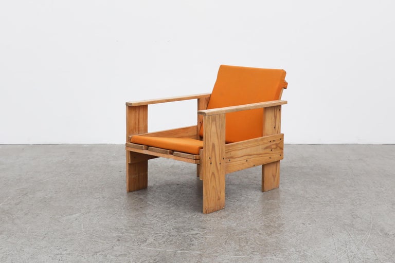 Gerrit Rietveld Style Crate Chair For Sale at 1stDibs