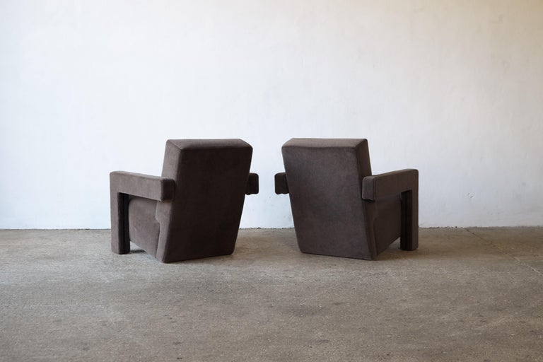 Gerrit Rietveld Utrecht Chairs, Cassina, Newly Upholstered in Pure ...