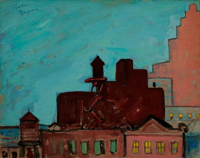 Gershon Benjamin - "From the Studio, Manhattan" For Sale at 1stDibs