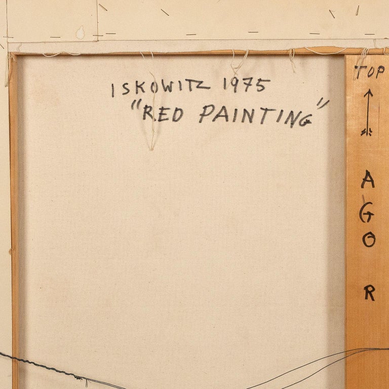 Gershon Iskowitz - Red Painting at 1stDibs