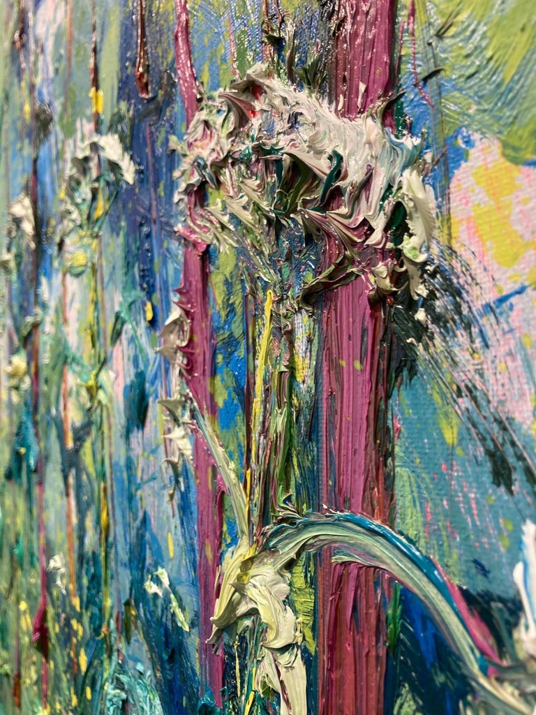 Gertjan Scholte-Albers - Second City Pig Hogweed Oil Painting on Canvas Outdoor Plein Air In ...