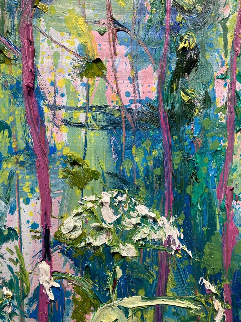 Gertjan Scholte-Albers - Second City Pig Hogweed Oil Painting on Canvas Outdoor Plein Air In ...