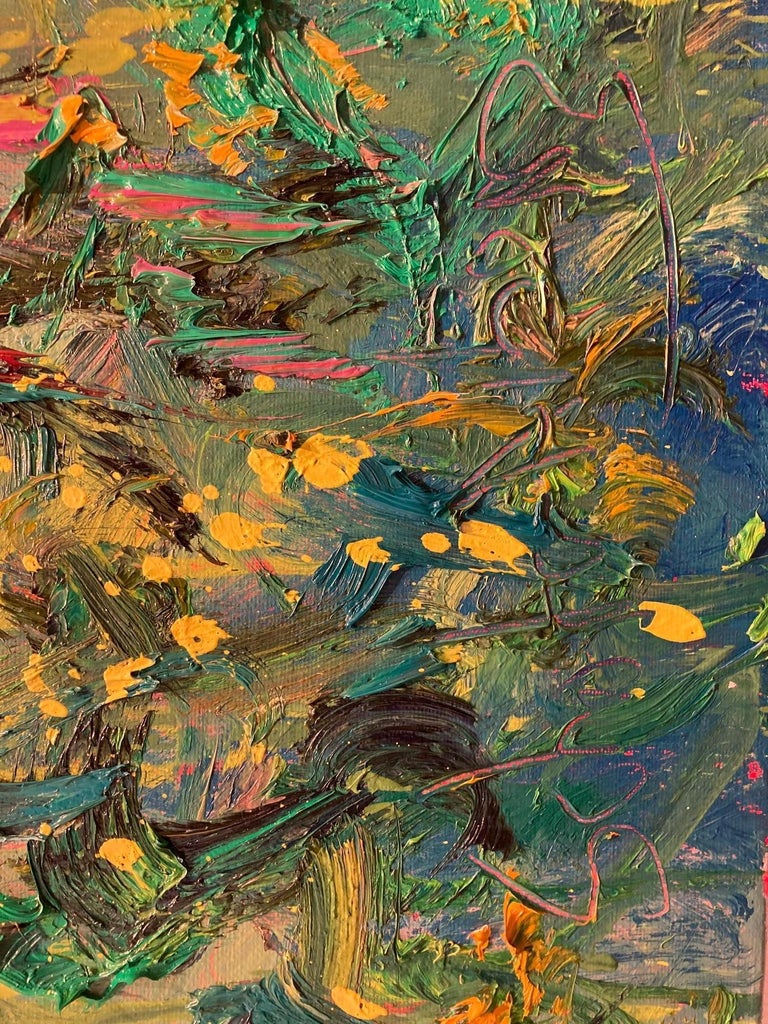 Gertjan Scholte-Albers - Second City Pig Hogweed Oil Painting on Canvas Outdoor Plein Air In ...