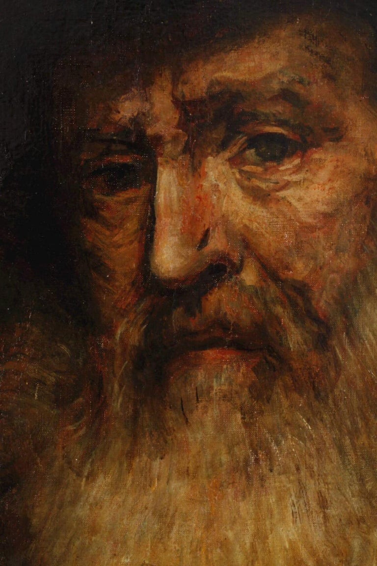 Gertrud Bock-Schnirlin ( 1878/1948 ) Bearded Old Man after Rembrandt ...