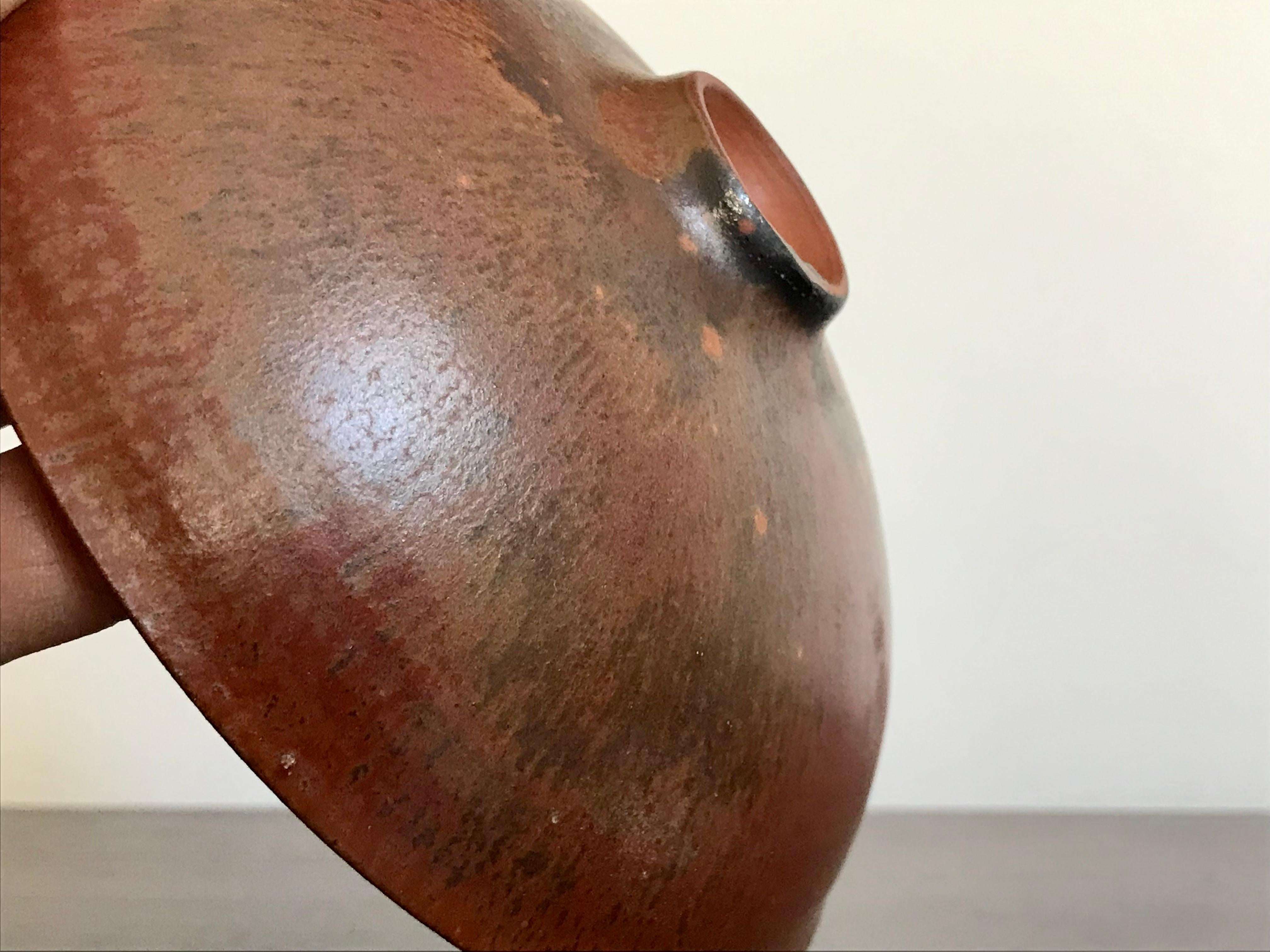 Gertrud + Otto Natzler Studio Pottery Footed Bowl For Sale at 1stDibs
