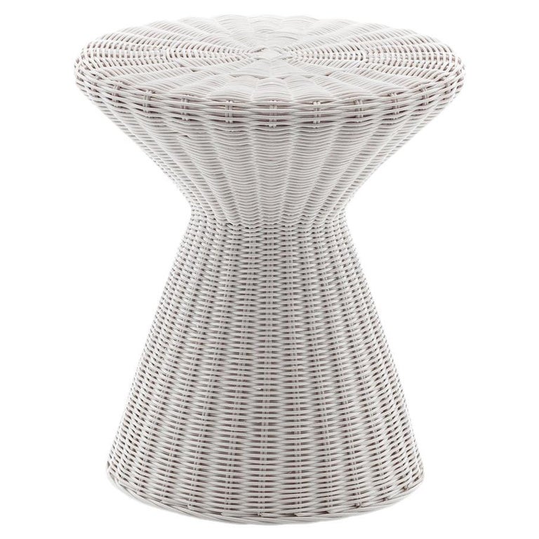 Gervasoni Small Bolla SideTable in White Lacquered by Michael Sodeau For Sale at 1stDibs