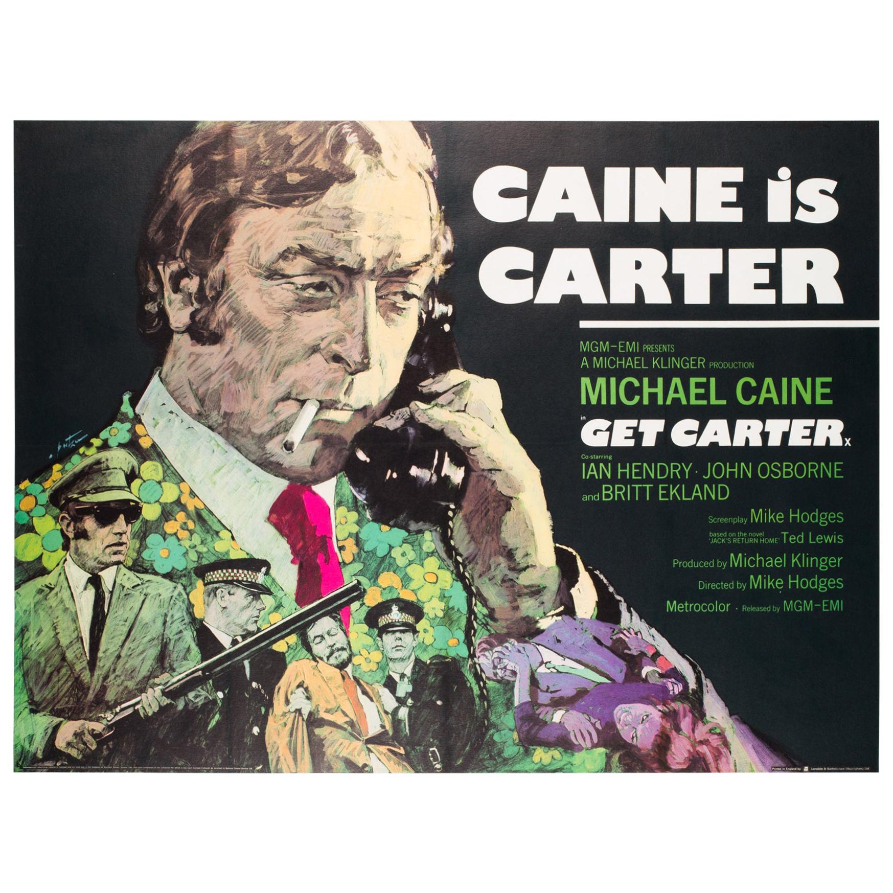 Get Carter Original UK Film Poster, 1971, Arnaldo Putzu at 1stDibs ...