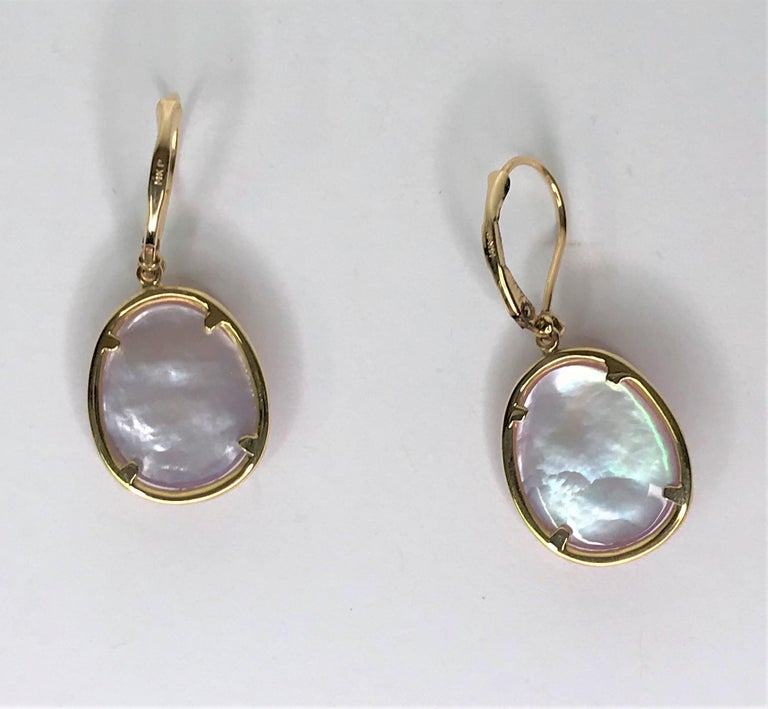Getana 11 Carat Pink Tourmaline and Diamond 14KY Earrings For Sale at ...