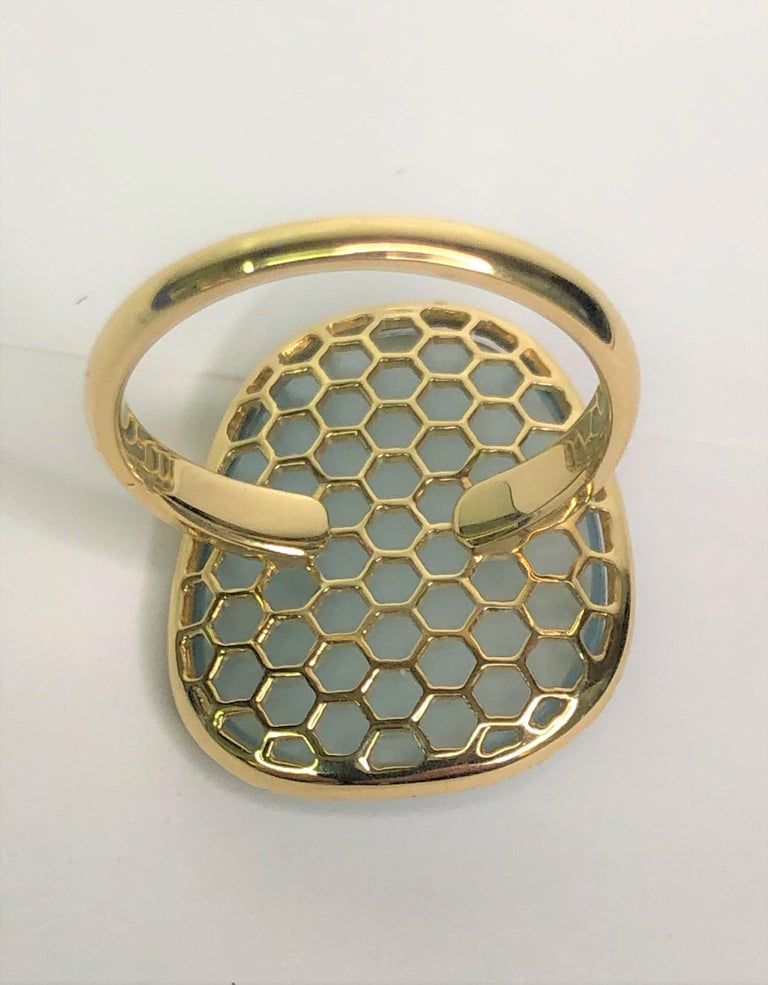 Getana and Co. Blue Apatite Diamond Ring For Sale at 1stDibs