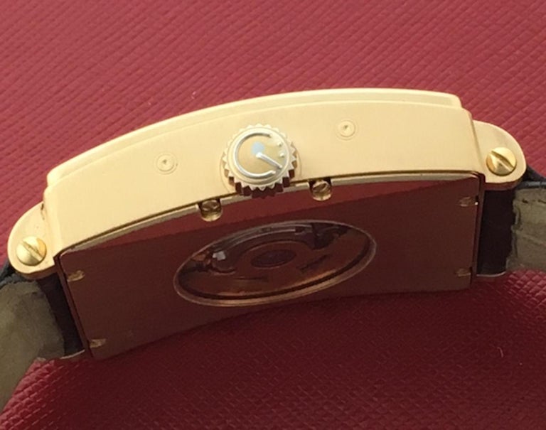 Gevril Yellow Gold Avenue of Americas Day Date Moonphase Automatic ...