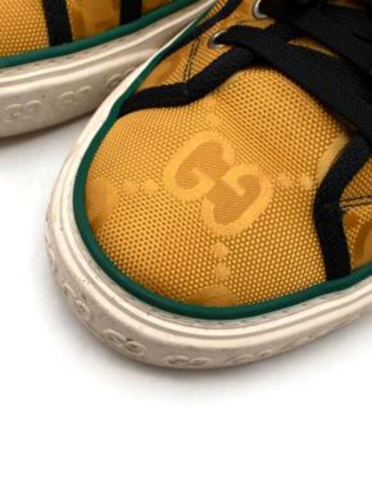 GG Monogram Yellow Gold Tennis 1977 Trainers For Sale at 1stDibs