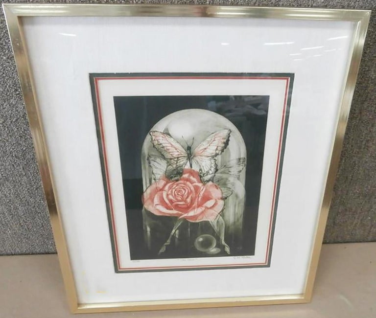 G.H. Rothe - G.H Rothe, "The rose" Mezzotint, Signed and numbered ...
