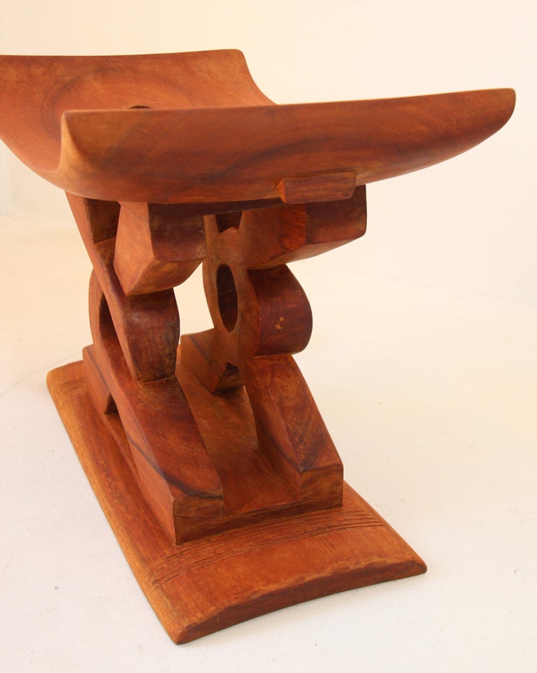 Ghanaian Ashanti 'Wisdom Knot' Stool Africa at 1stDibs