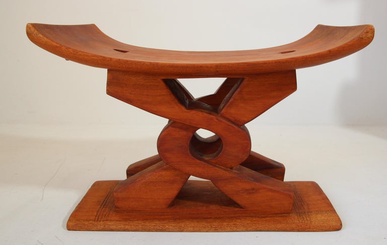 Ghanaian Ashanti 'Wisdom Knot' Stool Africa at 1stDibs | ghanaian stool ...