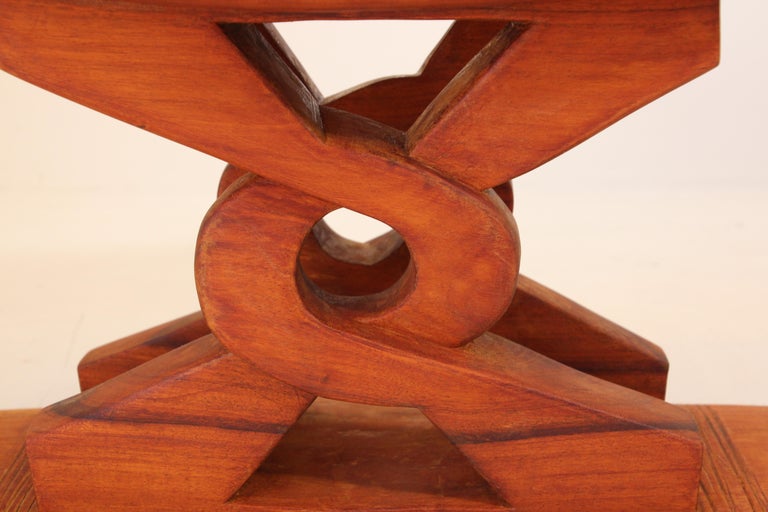 Ghanaian Ashanti 'Wisdom Knot' Stool Africa at 1stDibs | ghanaian stool ...