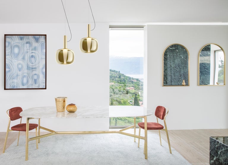 Ghidini 1961 Mirror with Birdie in Brass by Elisa Giovanni For Sale at ...