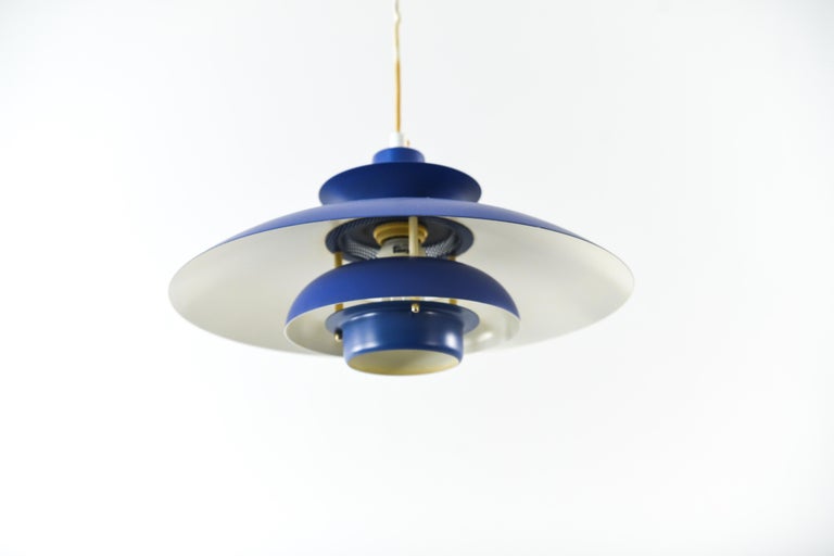 "Ghita" by Jeka Blue Danish Pendant Lamp For Sale at 1stDibs | jeka lamp
