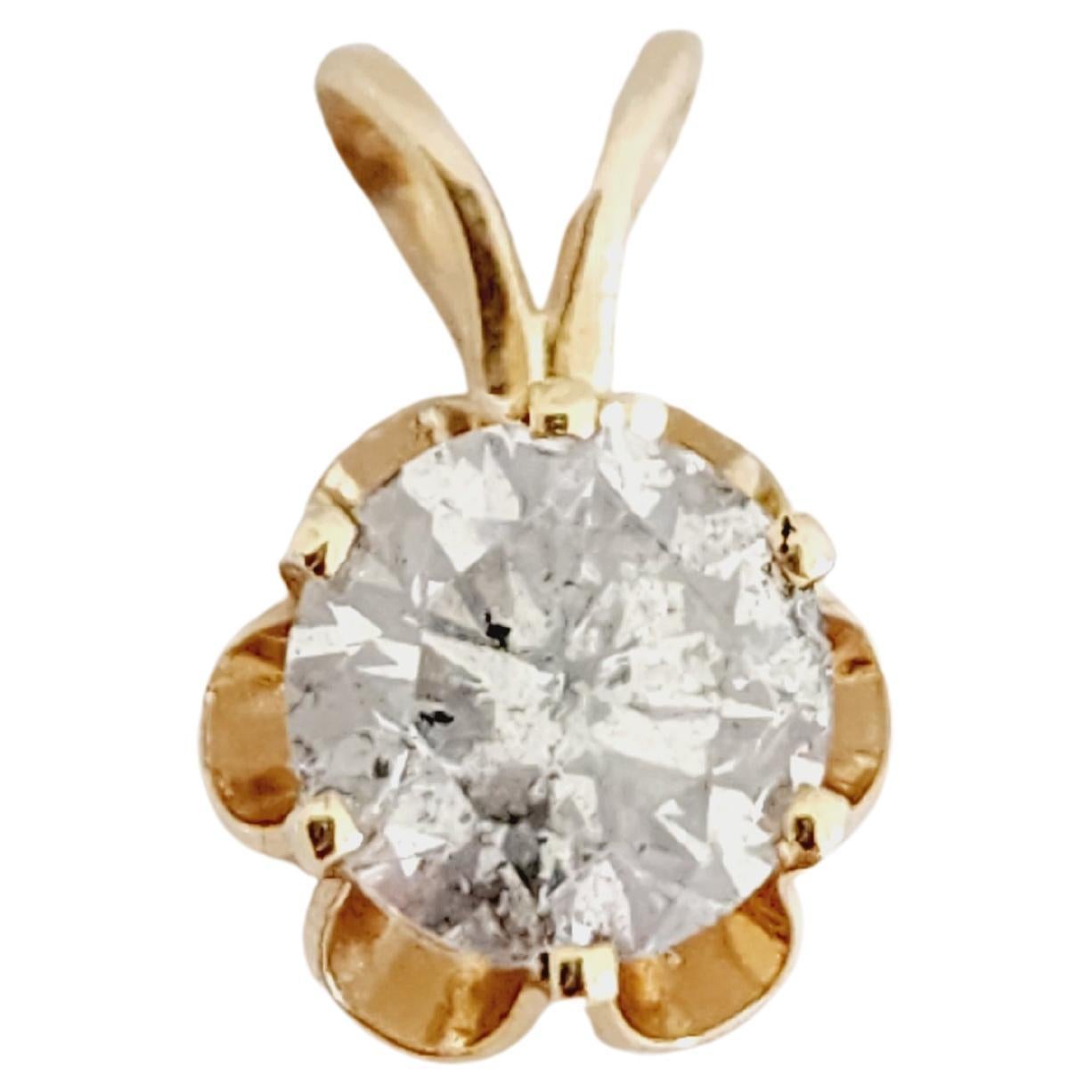 Gold Round Pendant Light - 1,221 For Sale on 1stDibs