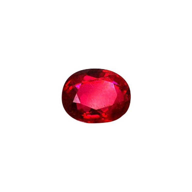 GIA Certificate Ruby Cushion Cut 2.01 Carat Loose at 1stDibs