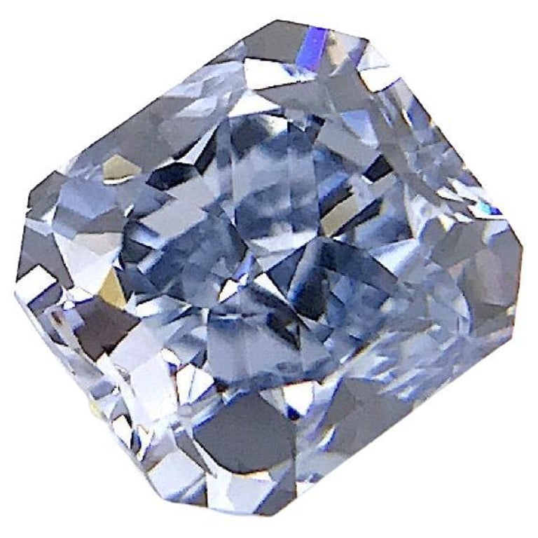GIA Certified 0.70 Carat Fancy Intese Blue Diamond VVS1 Loose Stone ...