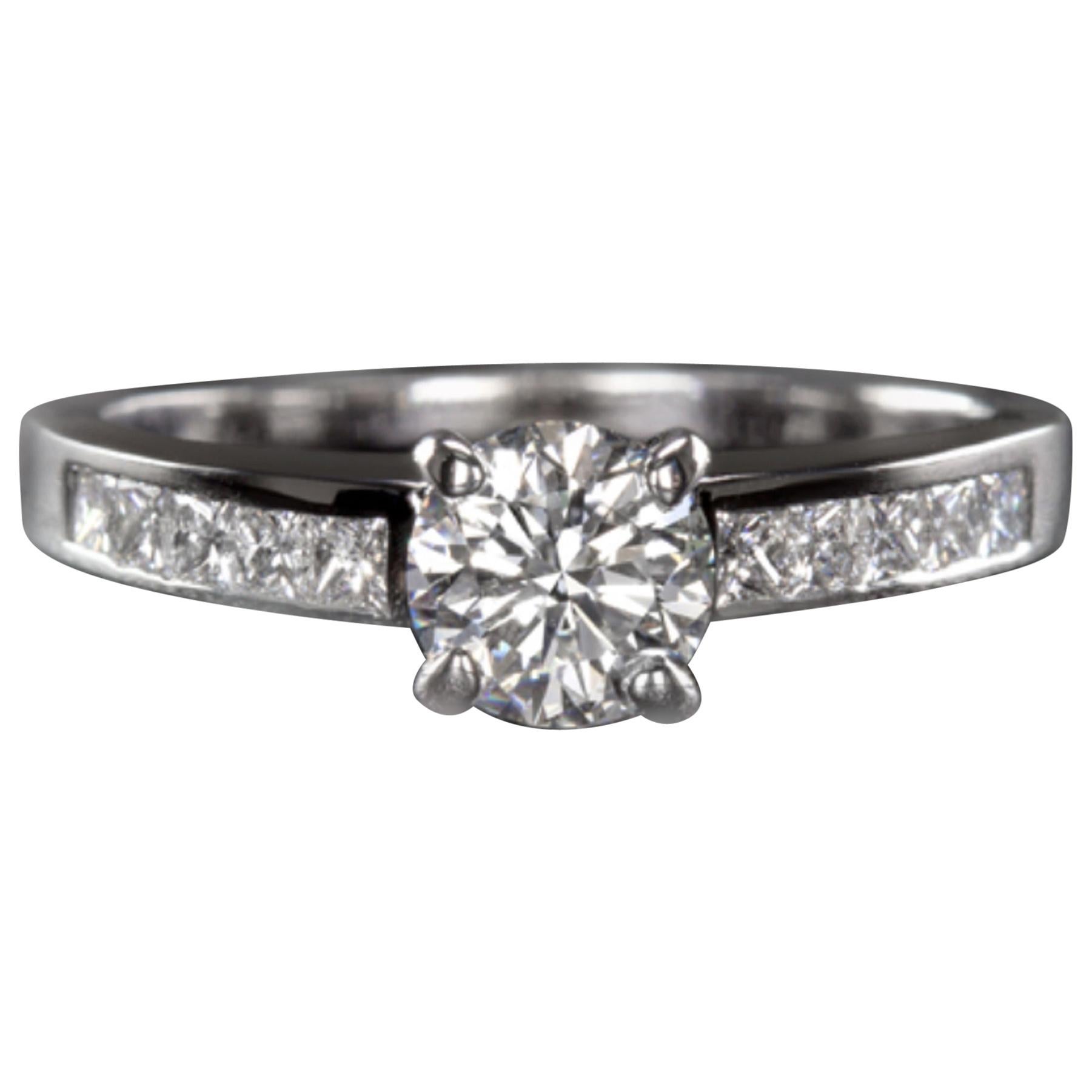 J. Birnbach GIA Certified 0.80 Carat Tycoon Cut Solitaire Diamond Ring ...