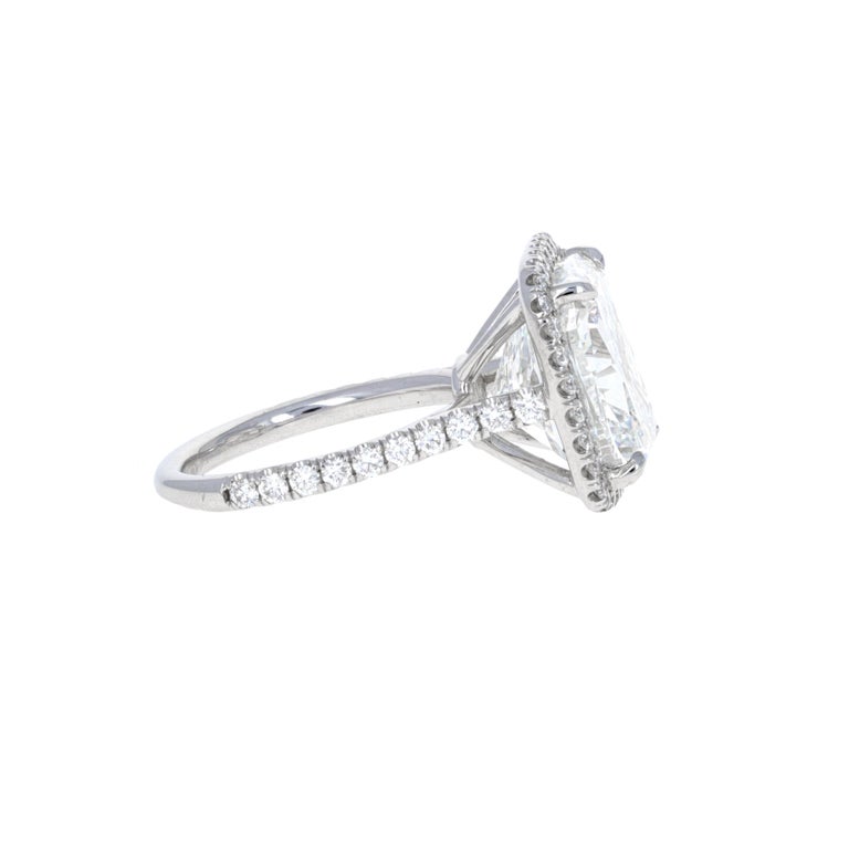 GIA 10.01 Carat Cushion Modified Brilliant Diamond Engagement Ring at ...