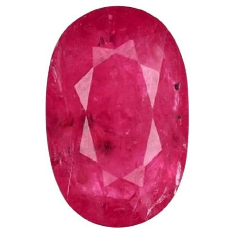 GIA Certified 10.42 Carat Oval Shape Ruby For Sale at 1stDibs