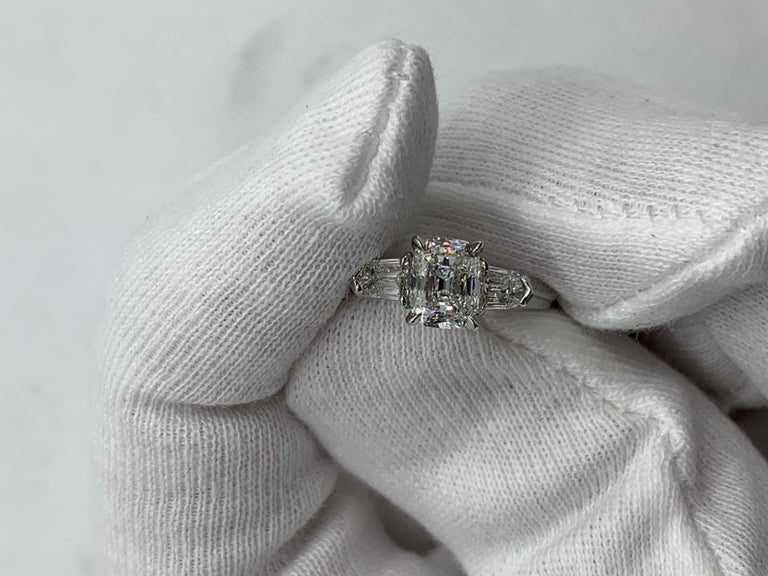 GIA Certified 1.18 Carat Elongated Antique Cushion and Bullet side ...