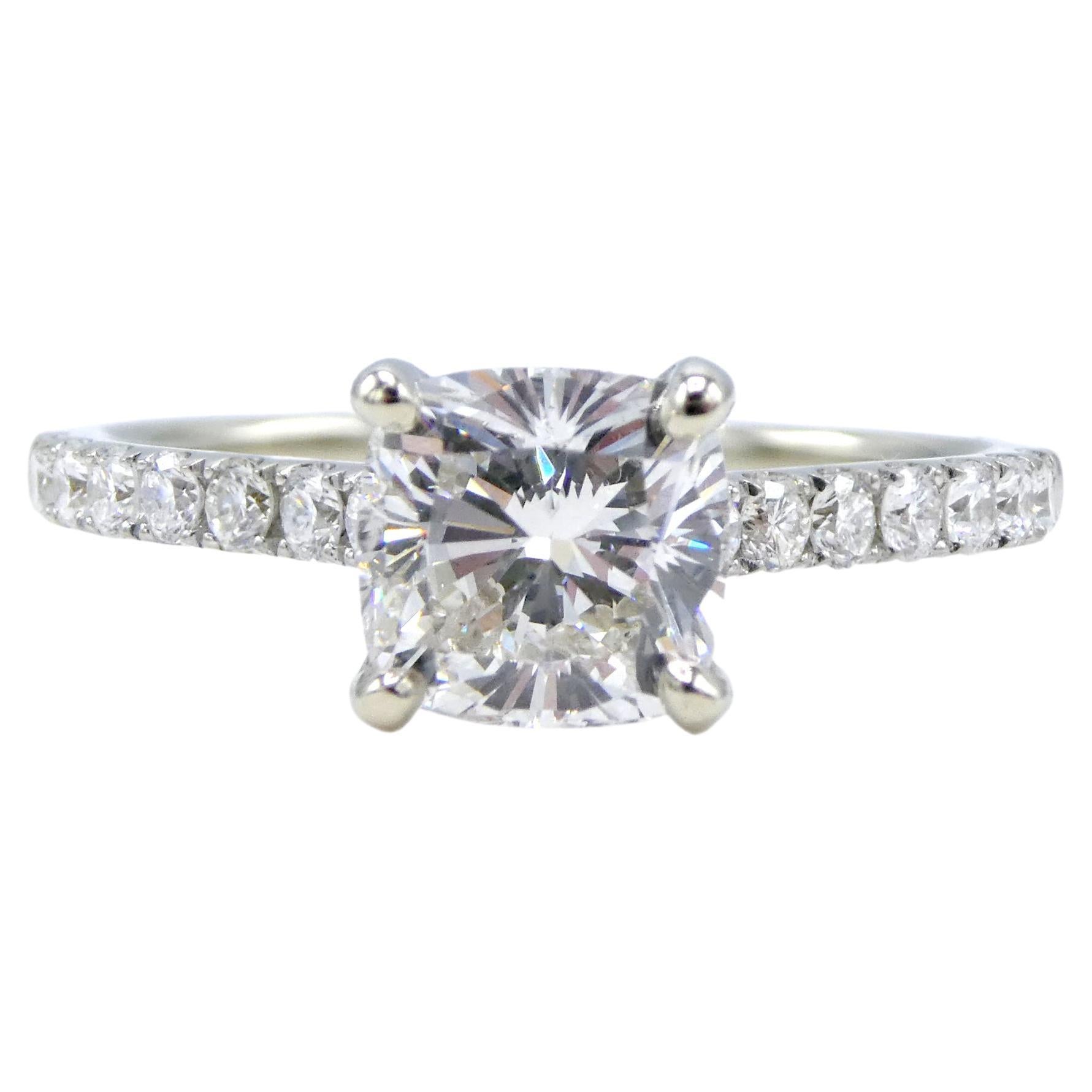 GIA Certified 1.21 Carat Fancy Pink Diamond Engagement Ring For Sale at ...