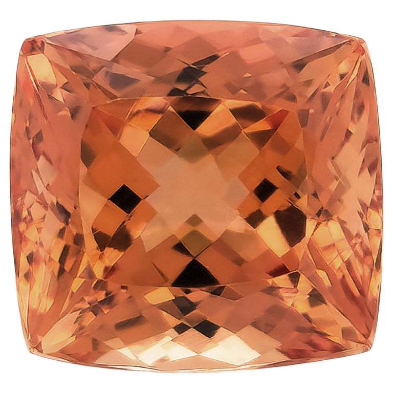 GIA Certified 12.53 Carat Natural Imperial Topaz For Sale at 1stDibs