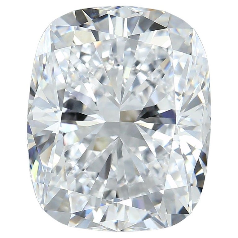 GIA Certified 13 Carat Long Cushion Diamond Ring For Sale at 1stDibs