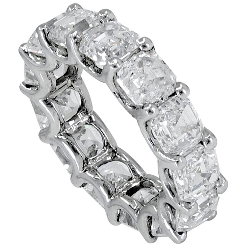 4.19 Carat Royal Asscher Cut GIA Cert Diamond Platinum Ring at 1stDibs | royal asscher diamond ...