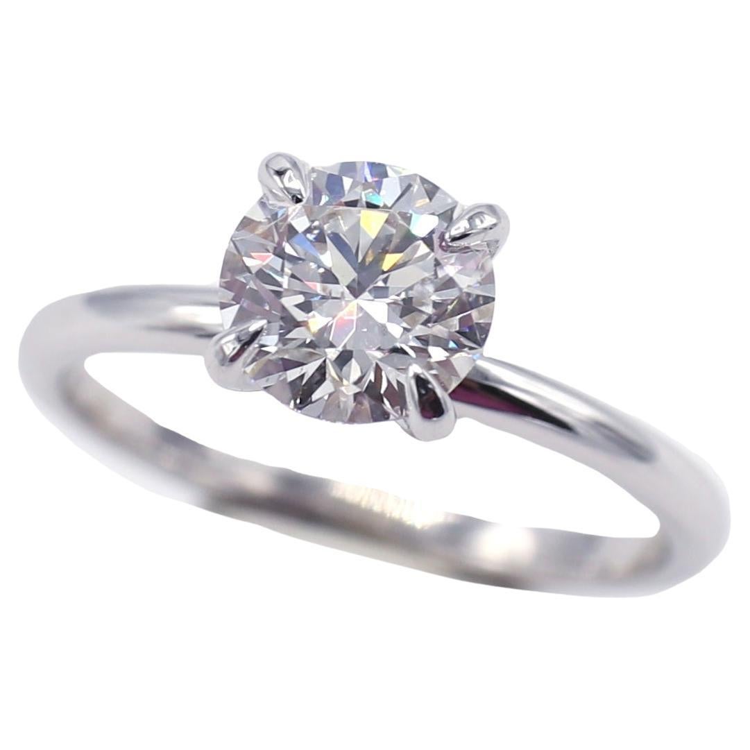 GIA Certified 4.05 F/Si1 Pear Shape Diamond Halo Engagement Ring at 1stDibs