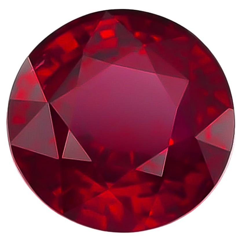GIA Certified 1.41 Сarat Natural Mozambique Ruby, Dainty Ruby for ...